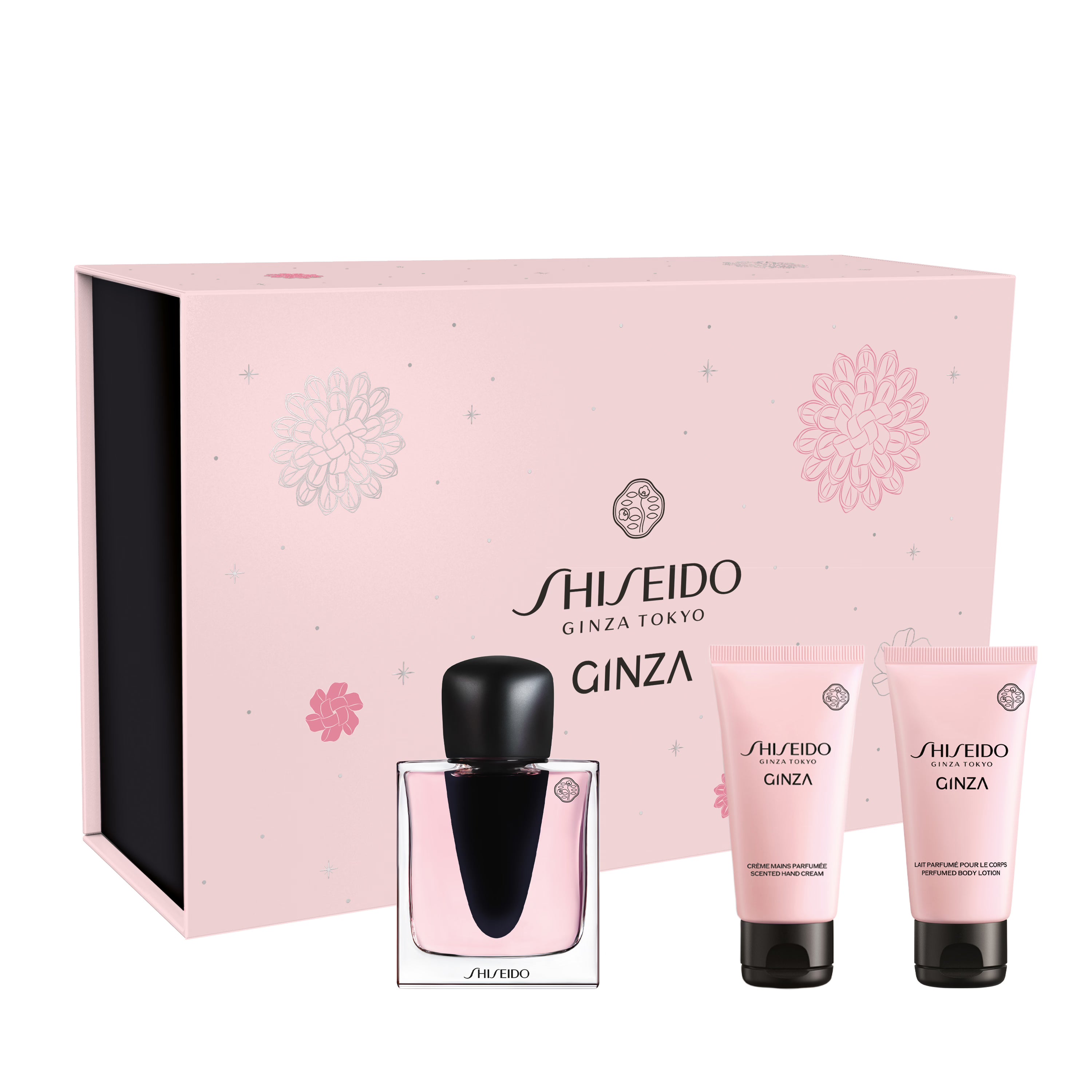 COFFRET SHISEIDO XMAS - AW25 GINZA EDP 50ML + BODY LOTION 50 ML + HAND ...
